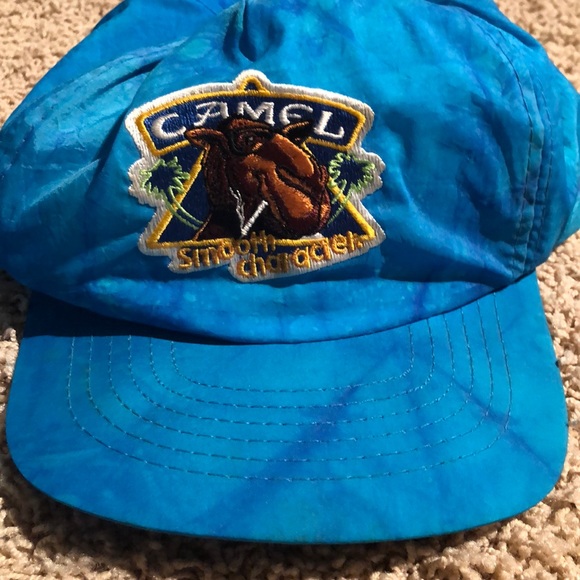 Camel | Accessories | 2 Vintage Blue Camel Cigarette Promo Hats Used ...